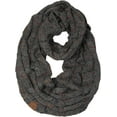 Funky Junque Infinity Scarf for Women - Oversized Wrap, Chunky Layer ...