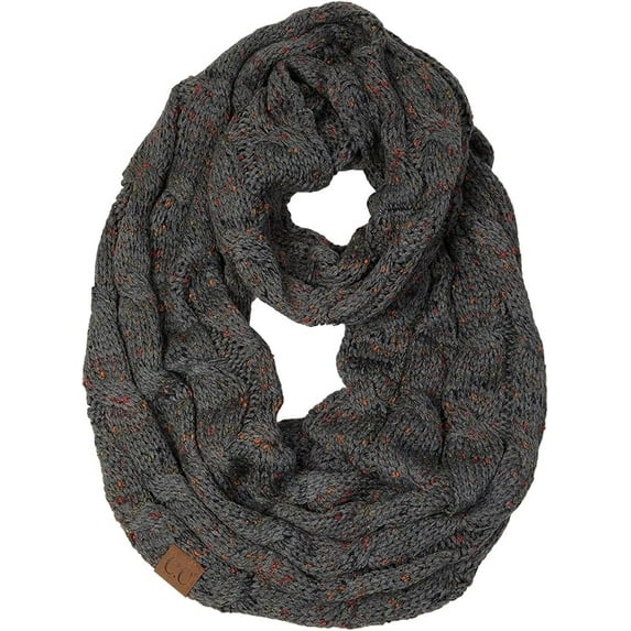 Funky Junque Infinity Scarf for Women - Oversized Wrap, Chunky Layer ...