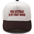 Funky Junque Kids Trucker Hat Baseball Cap - This Actually is My First ...