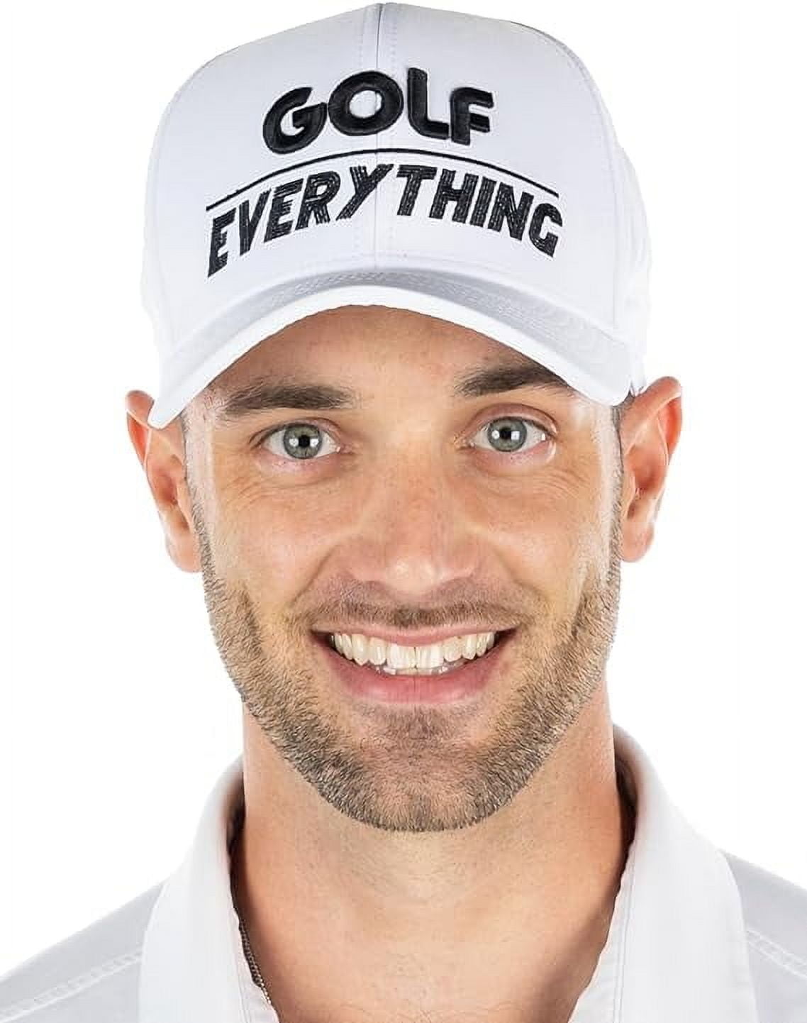 Funky Junque Men's Six Panel High Crown Performance Golf Hat - Performance Golf Over Everything ...