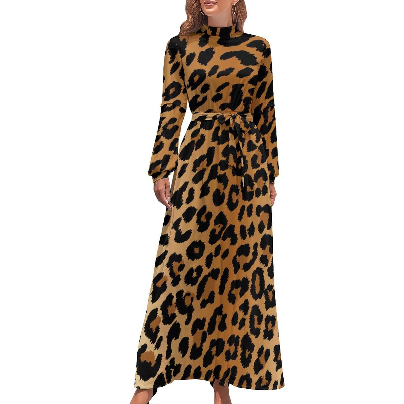 Funky Leopard Print Dress Pink Black Spots Street Fashion Beach Dresses ...