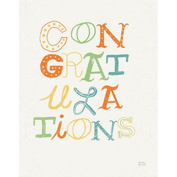 Congratulations Poster