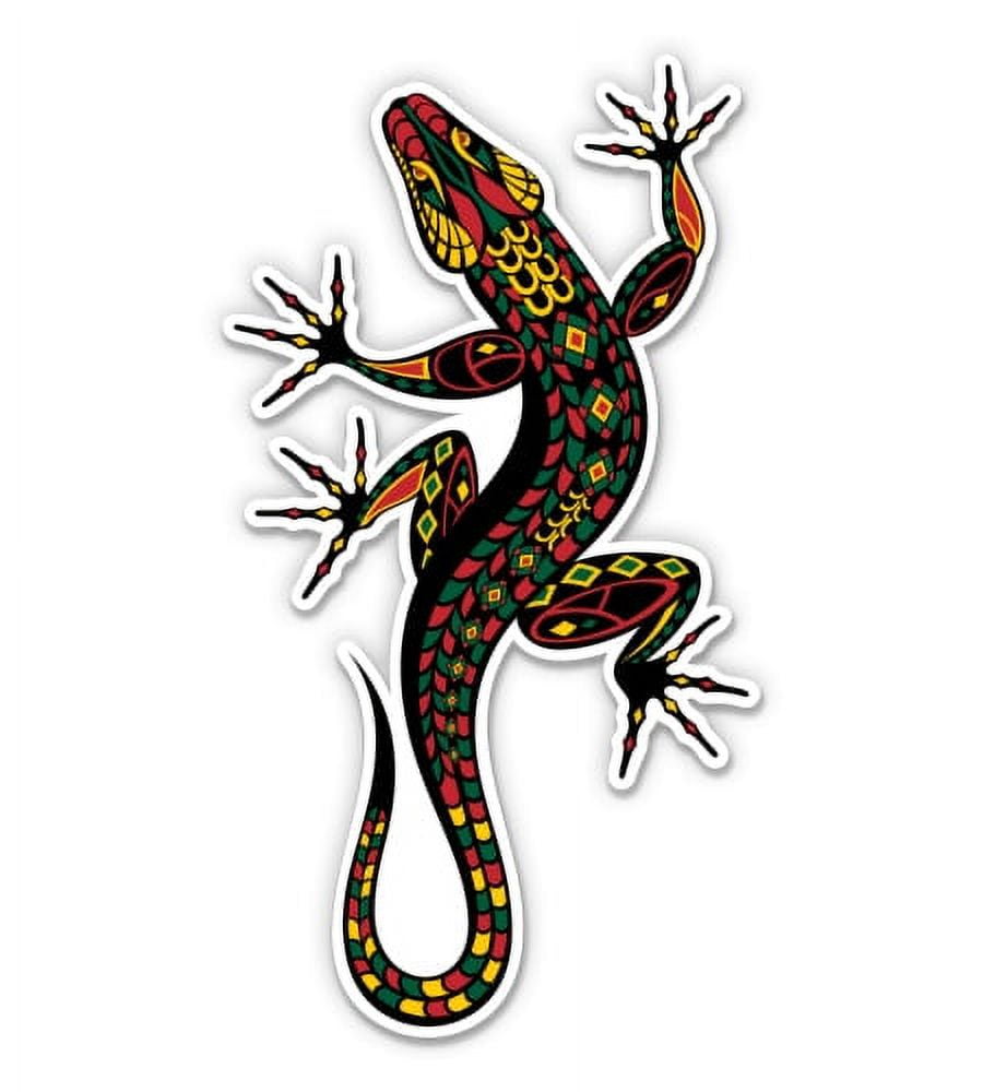 Funky Lizard - 12" Vinyl Sticker Waterproof Decal - Walmart.com