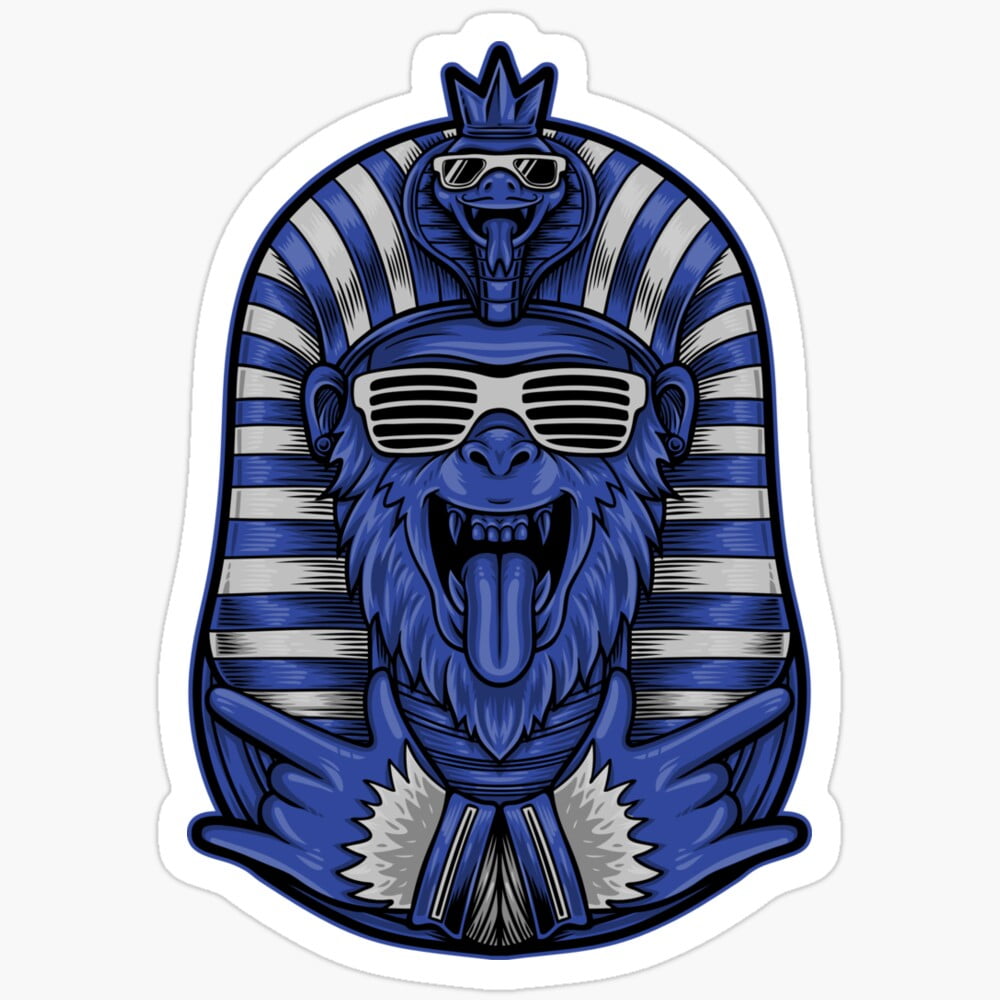 Funky Monkey Sticker Phone Decal Water Bottle Stickers Car Decals ...