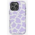 Funky Purple and White Cow Print, Y2K Aesthetic Animal Pattern P753 ...