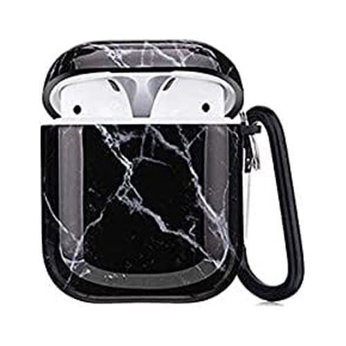 Funky Rico AP-MR-BK Marble Airpod Case (Black) - Walmart.com