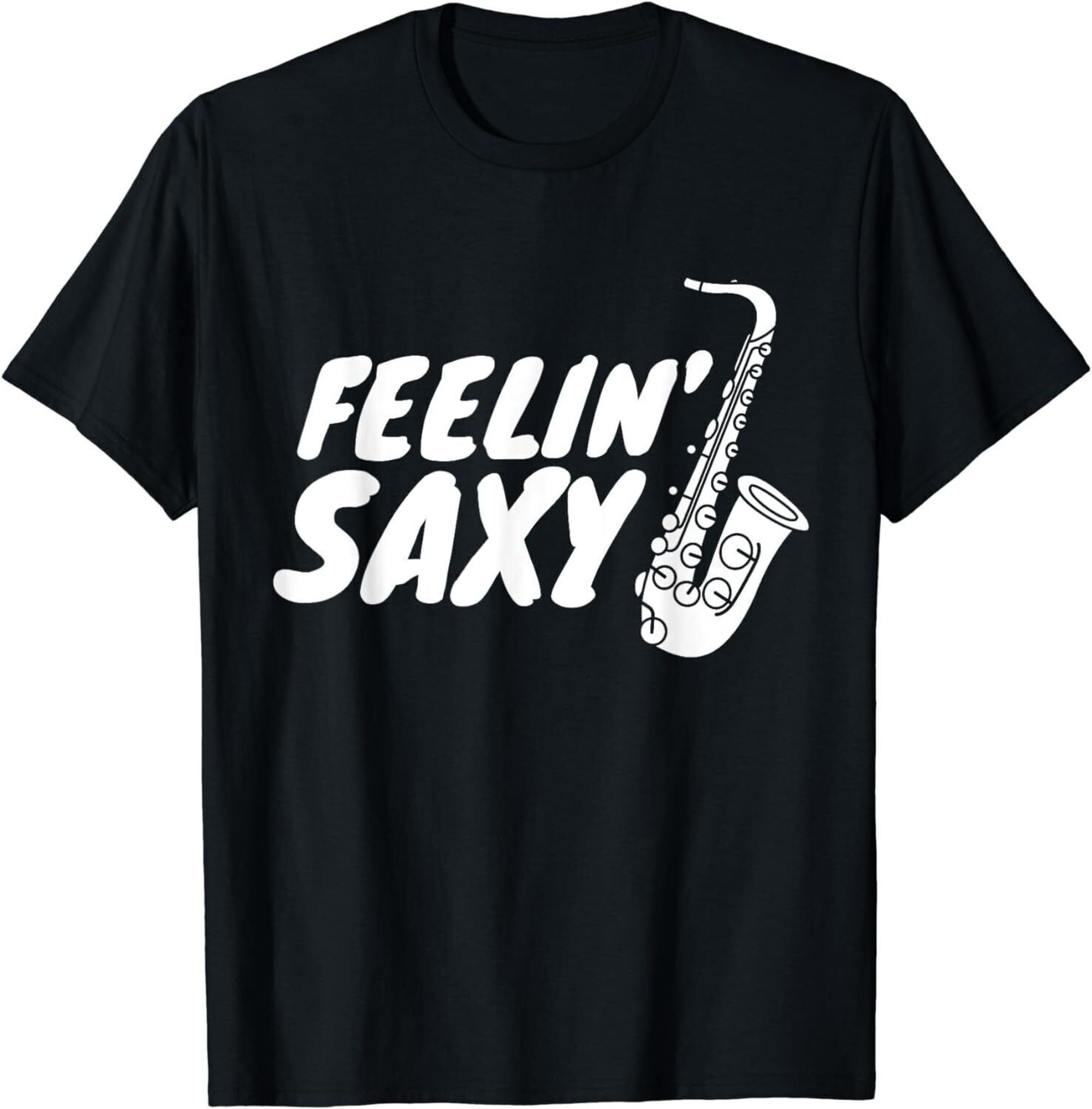 Funky Saxophonist Tee: Make a Statement with Sax Appeal - Walmart.com