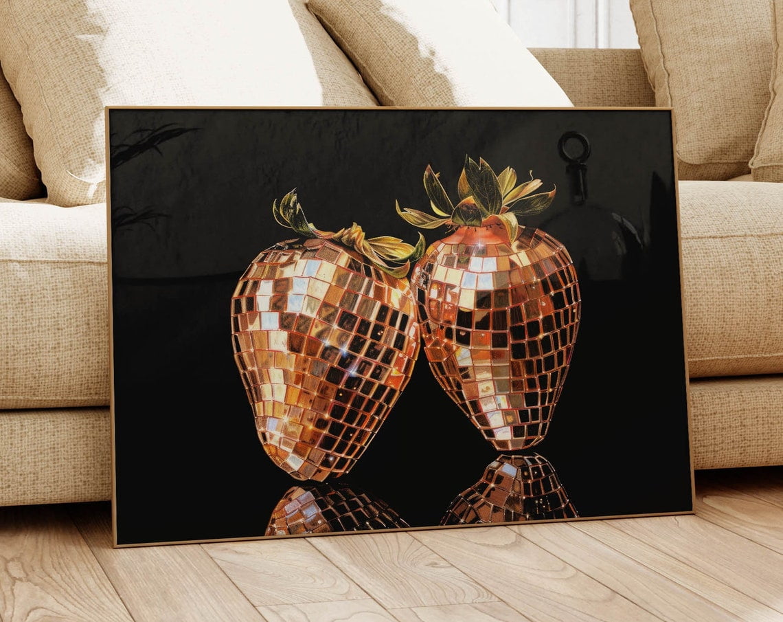 Funky Wall Art Trendy Prints Above Bed Decor, Dorm Room Decor Aesthetic ...