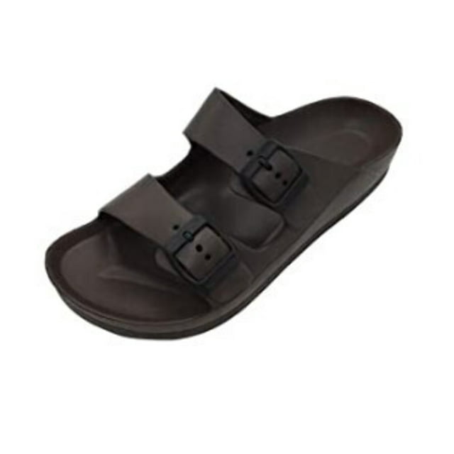 FunkyMonkey Women's Size 6 Comfort Slides Sandals with Adjustable ...