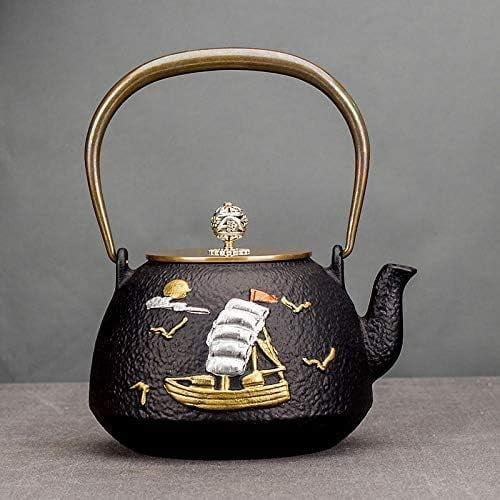 Funmaker Japanese Style Tetubin Tea Kettle Iron Teapots Japanese Cast ...