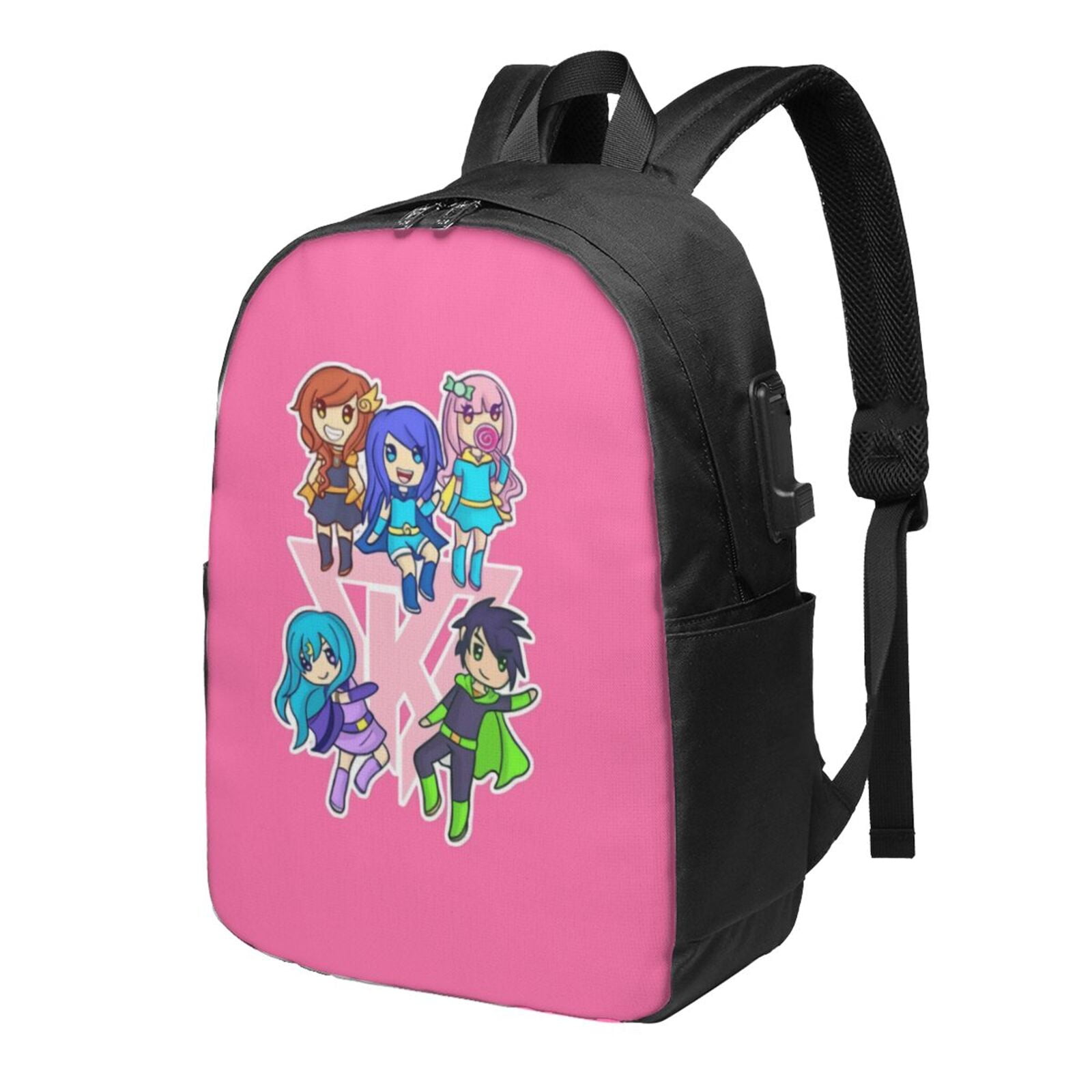 Funneh And The Krew Pink Backpack Fashion Travel Backpack Laptop ...