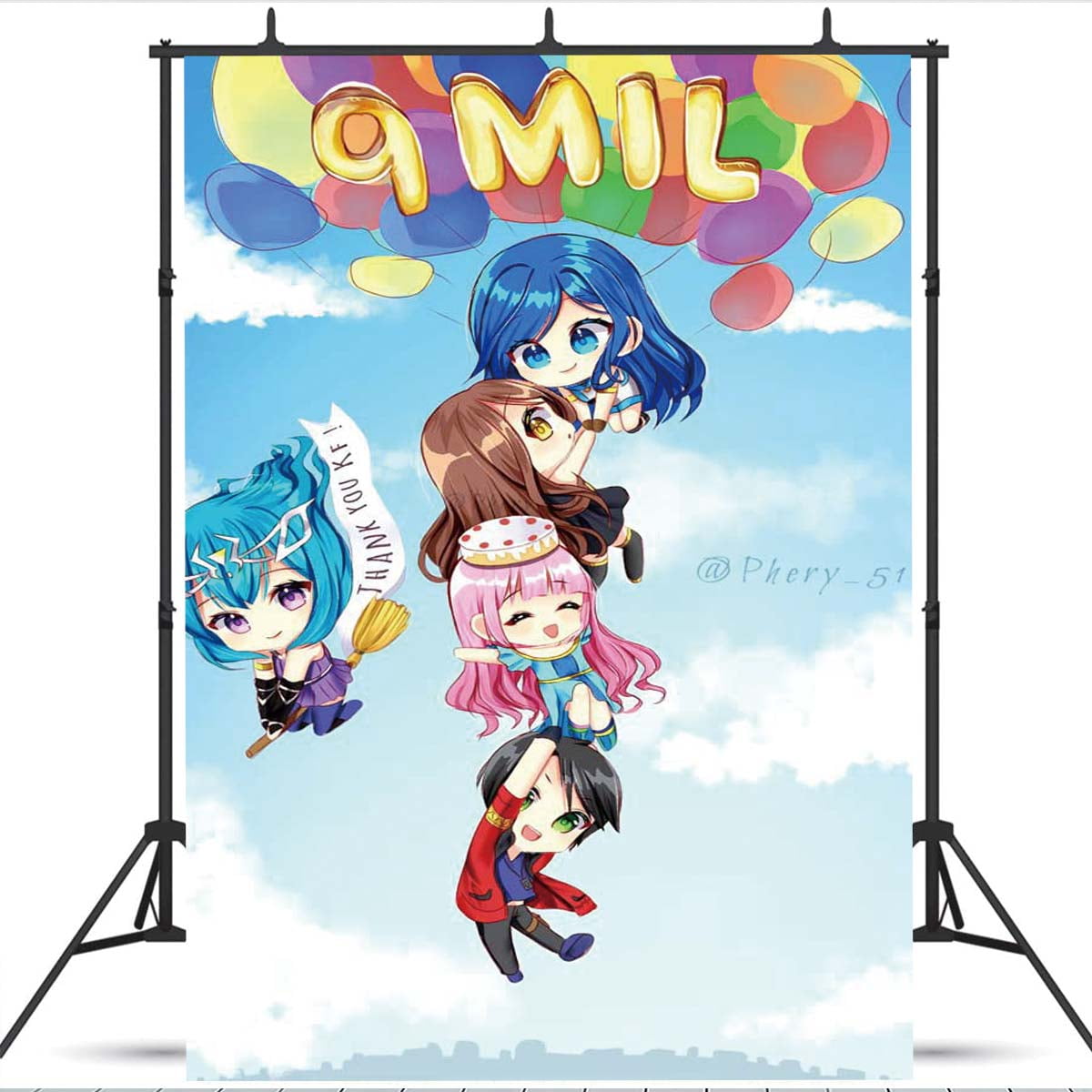 Funneh Krew school Backdrop Taspestry Banner Party Supplies Background ...
