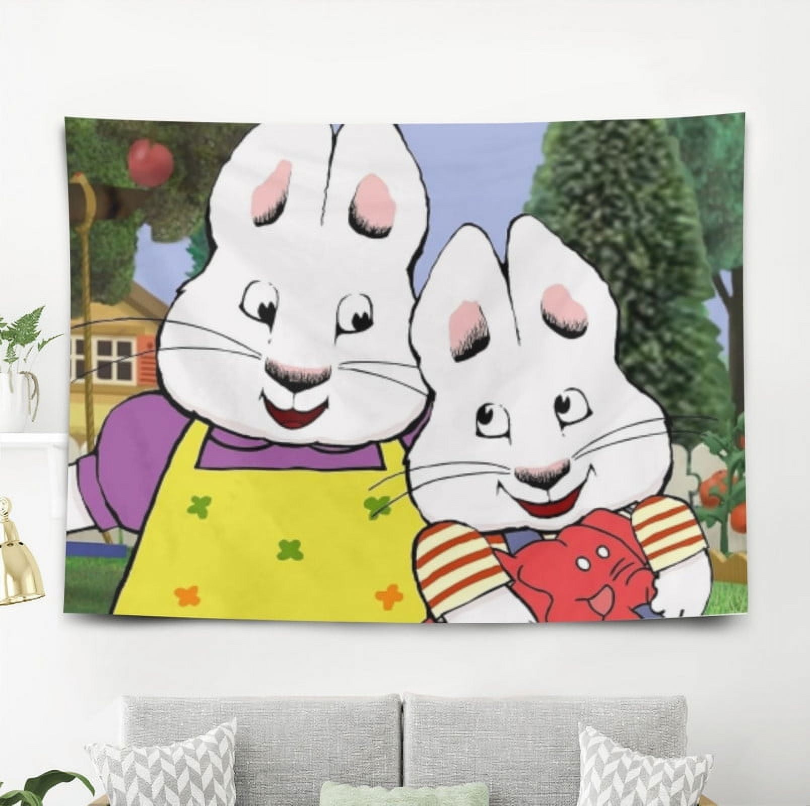 Funneh Max and ruby Tapestry Gift Wall Hanging Backdrop for Room Bedroom Girls or Boys Fans ...