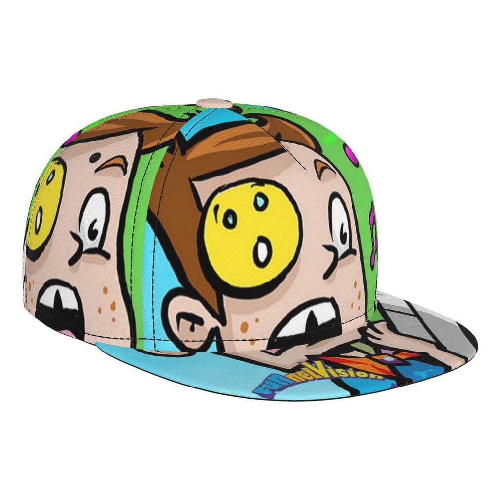 Funnel Boy FgteeV Adjustable Flat Brim Baseball Cap Snapback Hat Hip ...