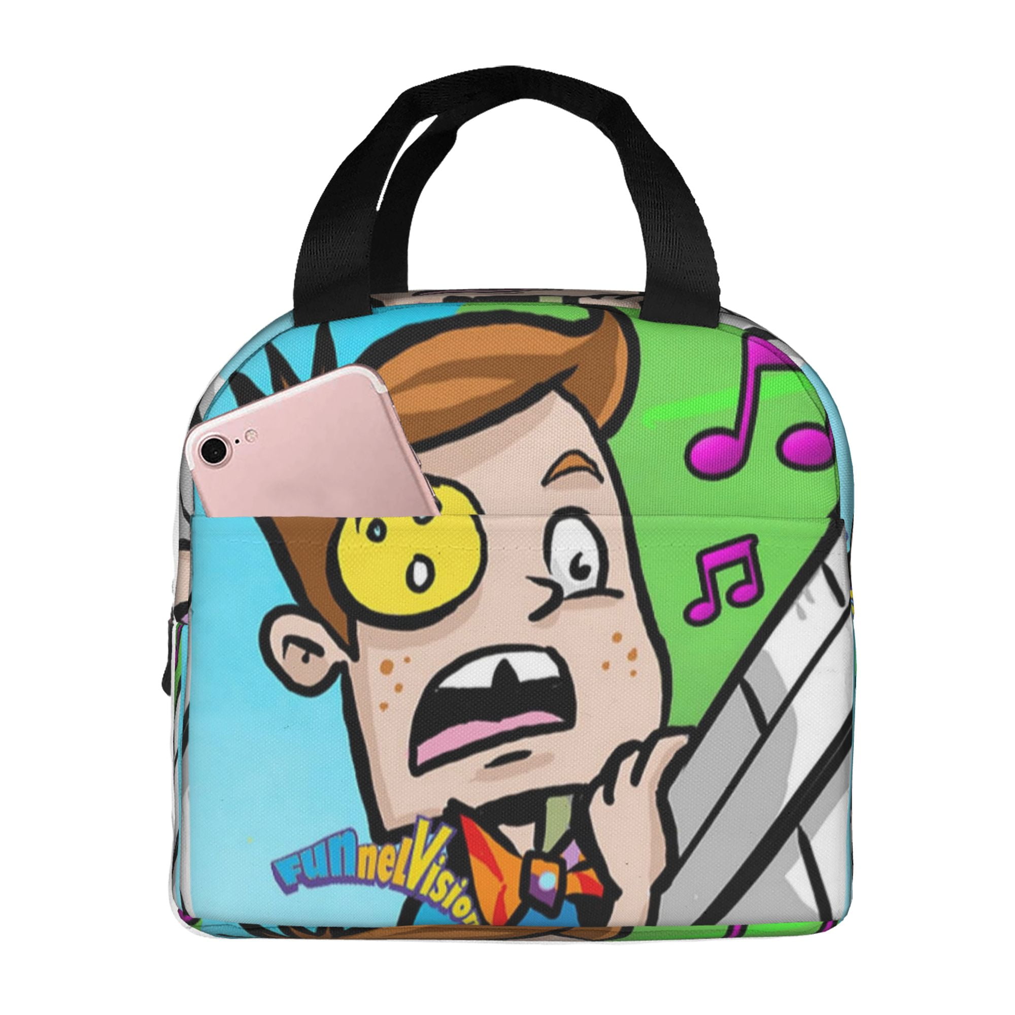 Funnel FgteeV Lunch Bag Portable Tote Bag Insulated Lunch Box Picnic ...