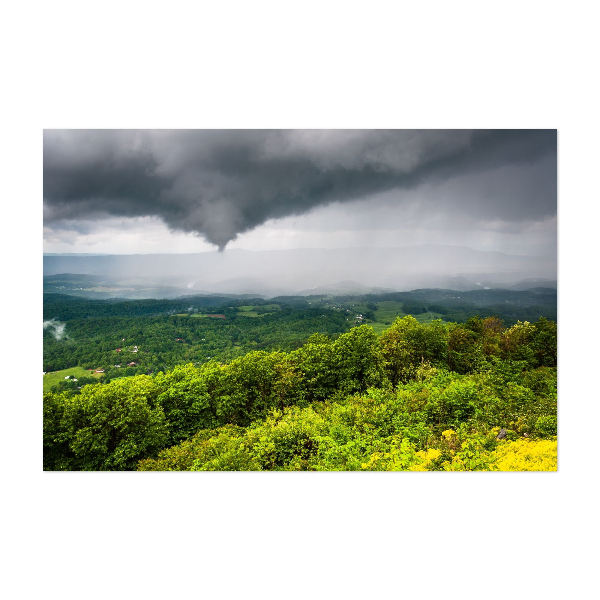 Funnel Cloud - Virginia Photography Unframed Wall Art Print 8 x 12 ...