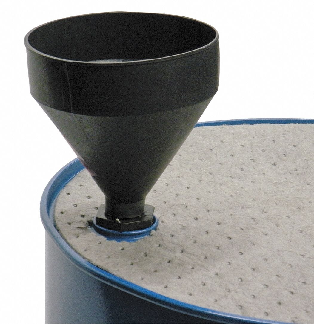 Funnel King Drum Funnel,Black,Polyethylene,NPT 32410 - Walmart.com
