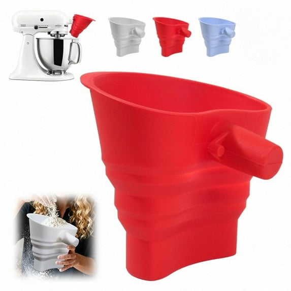 Funnel for Kitchen Aid Mixer - New Silicone Kitchen Funnels, Funnel ...