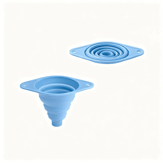 Funnel for Kitchen Small Portable Silicone Transferring Tool with ...