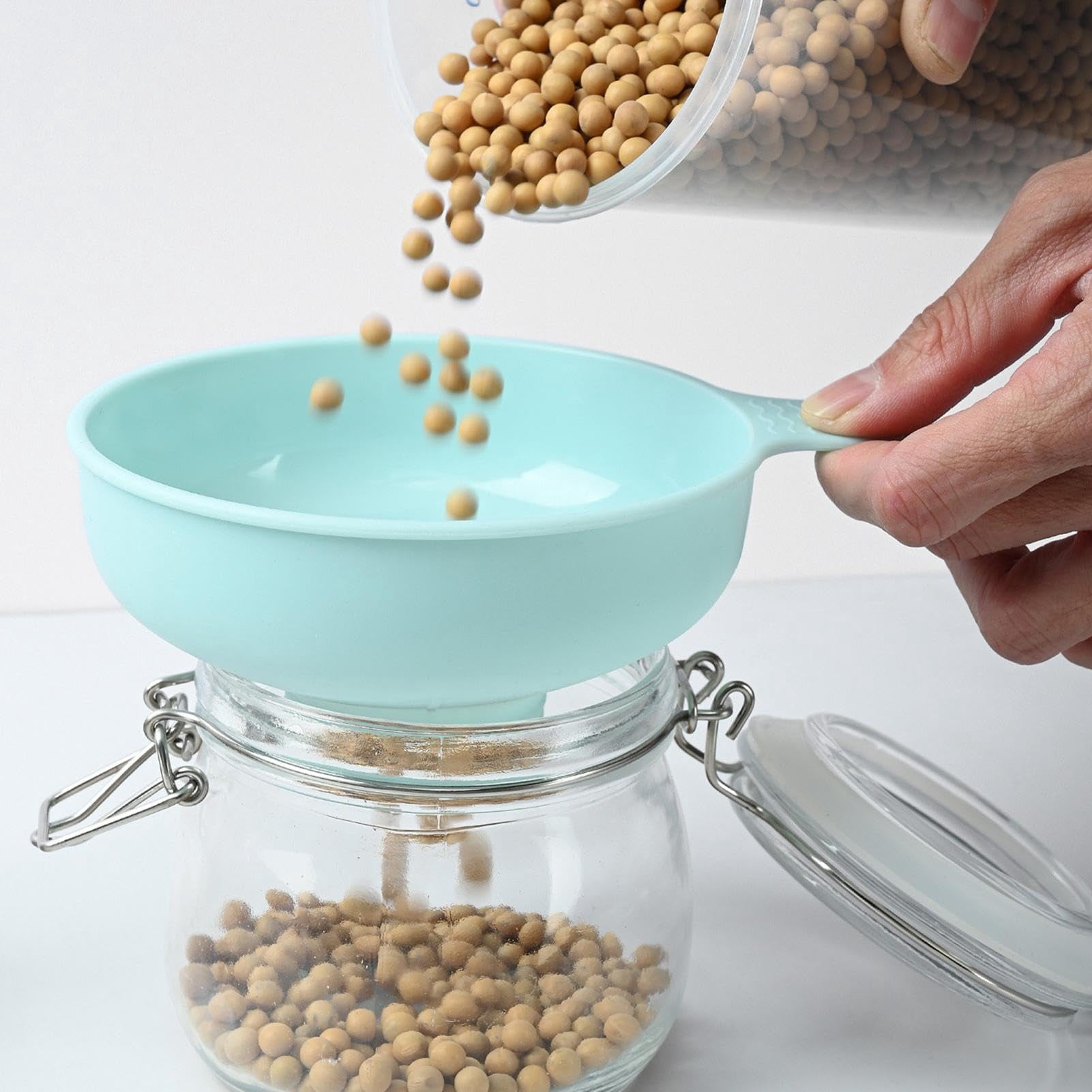 Funnels for Kitchen Use Filling Bottles, Food Grade Plastic Cooking ...