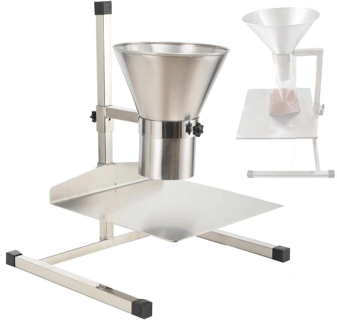 Funnels for Kitchen Use Filling Bottles Stainless Steel Wide Mouth Food ...