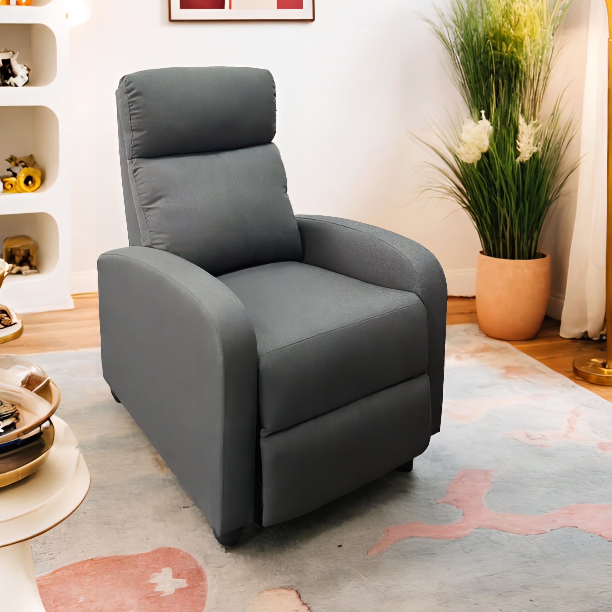 FunniHomi Recliner Chair Small Recliner Adjustable Reclining Chair ...