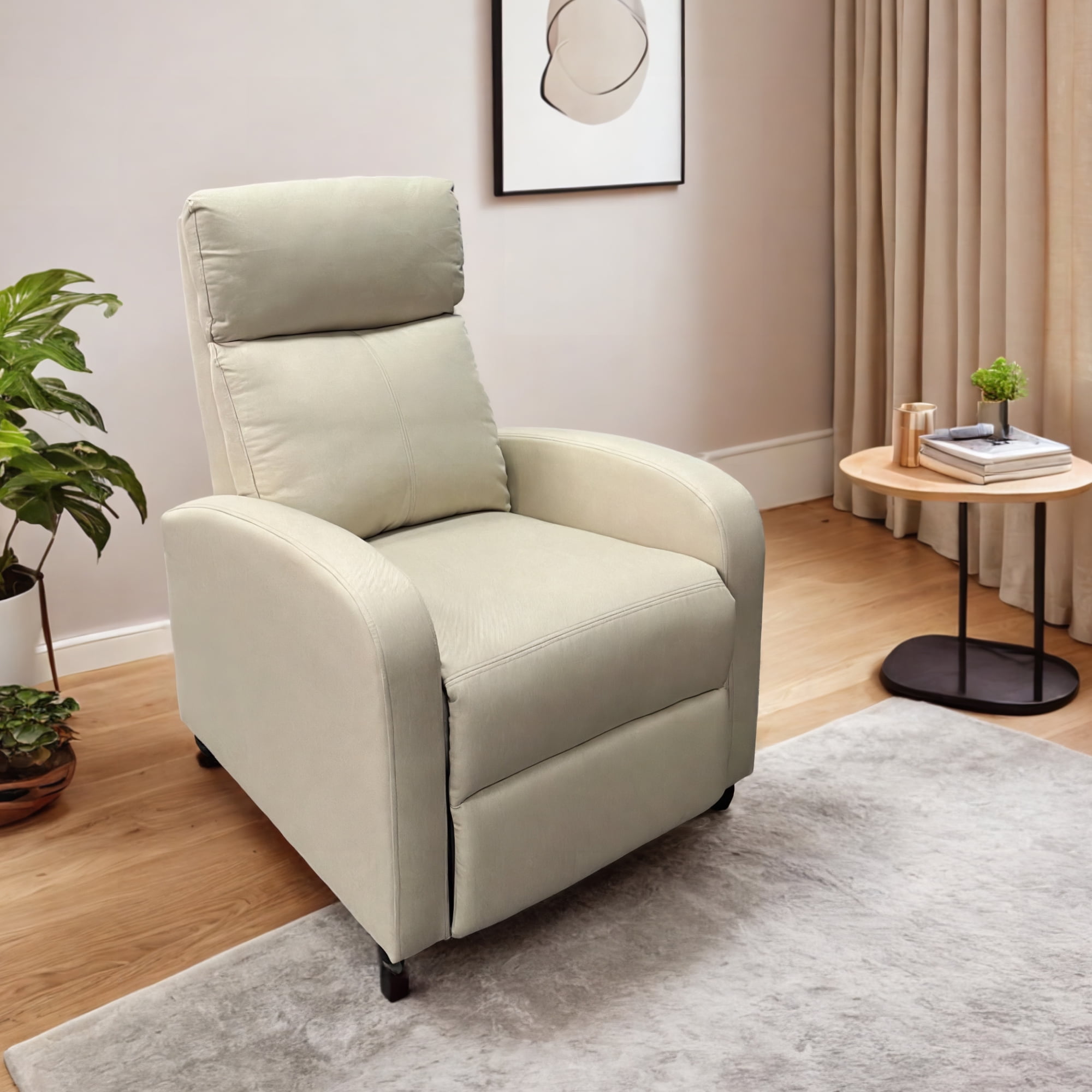 FunniHomi Recliner Chair Small Recliner Adjustable Reclining Chair ...