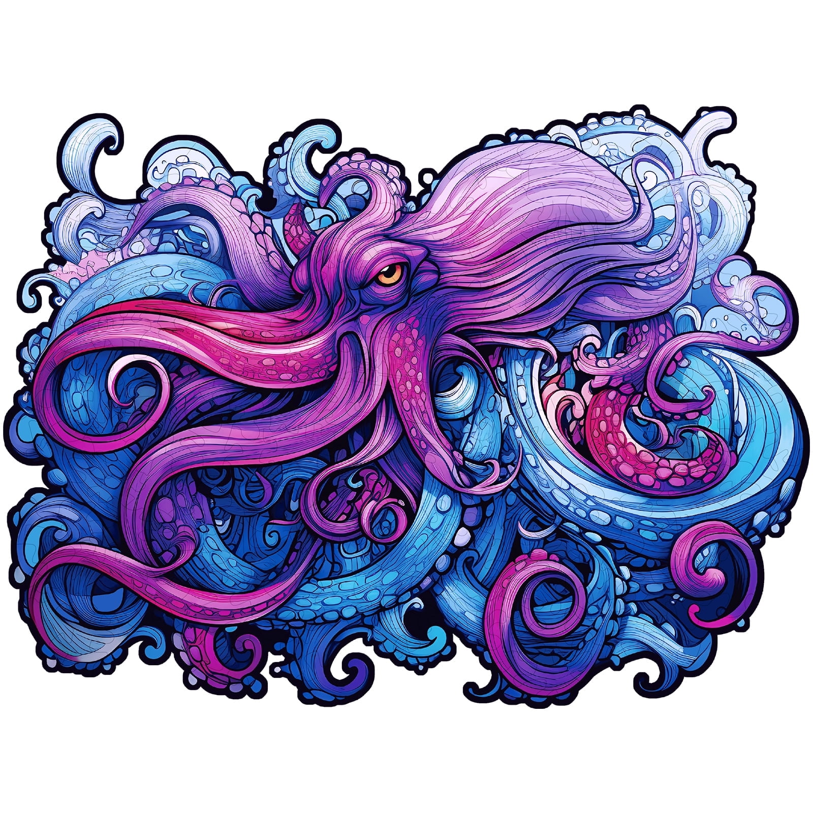 Kaayee Educational Wooden Jigsaw Puzzles for Adults and Kids Sea ...