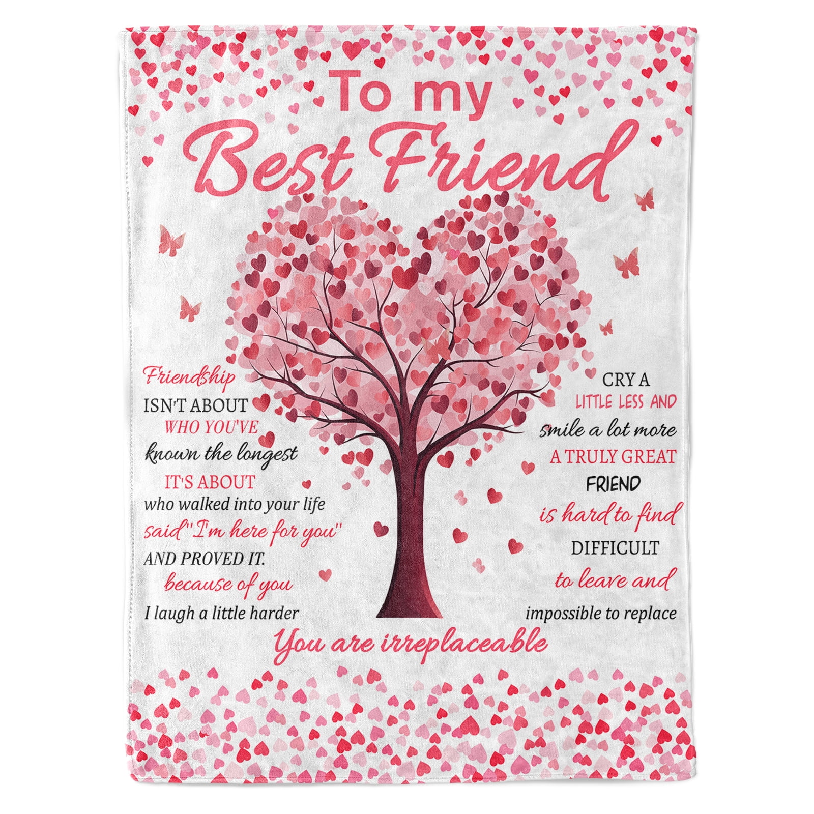 Funnil Friend Blanket, Best Friend Birthday Gifts for Women, Friendship ...