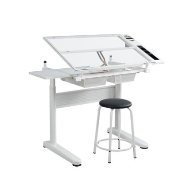 Safco, Height-Adjustable Split Level Drafting Table, 1 Each - Walmart.com