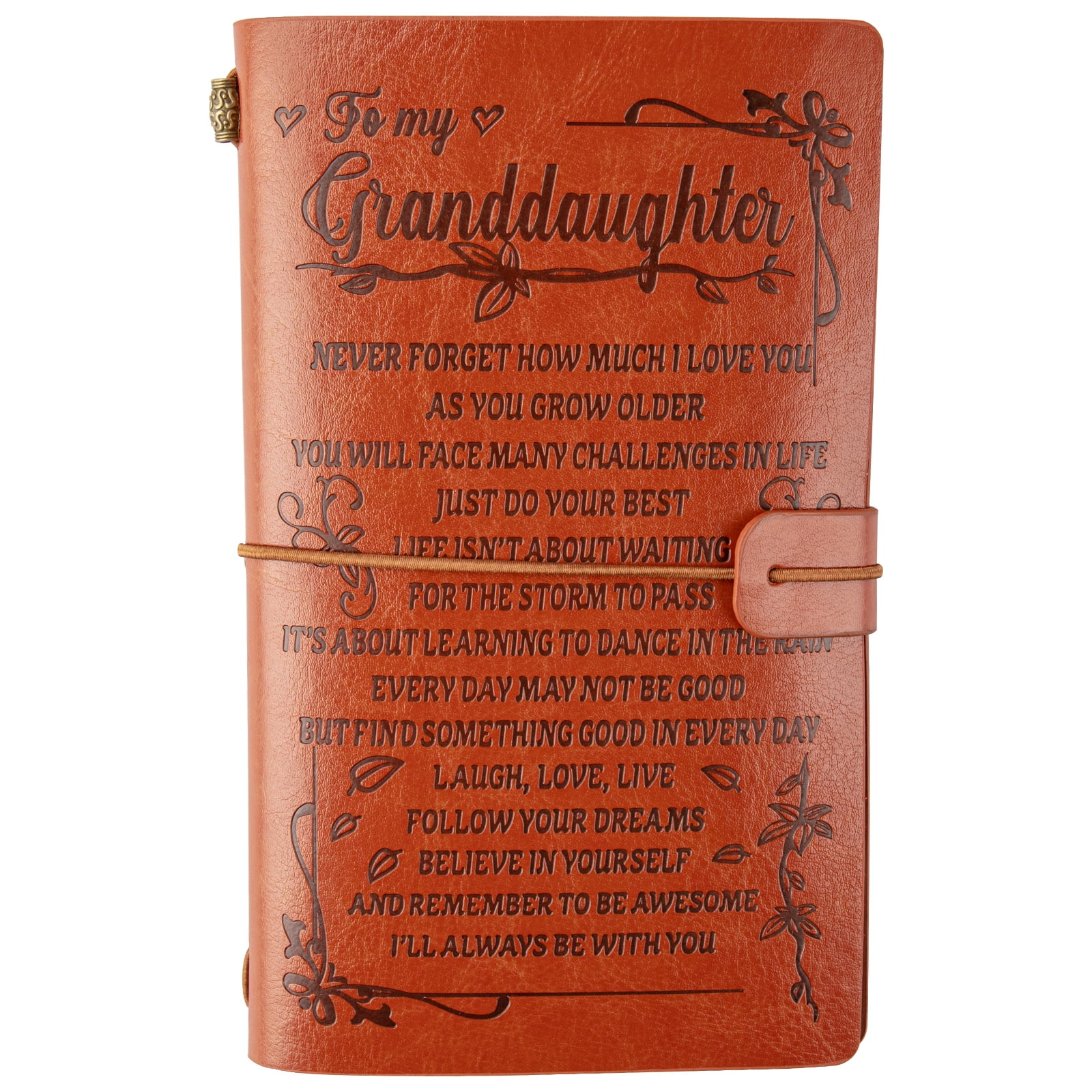 Funnil Granddaughter Leather Journals, Graduation Notebook Gift Ideas ...
