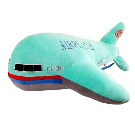 Funny 15 Inches Airplane Model Plush Airplane Shaped Stuffed Pillow ...