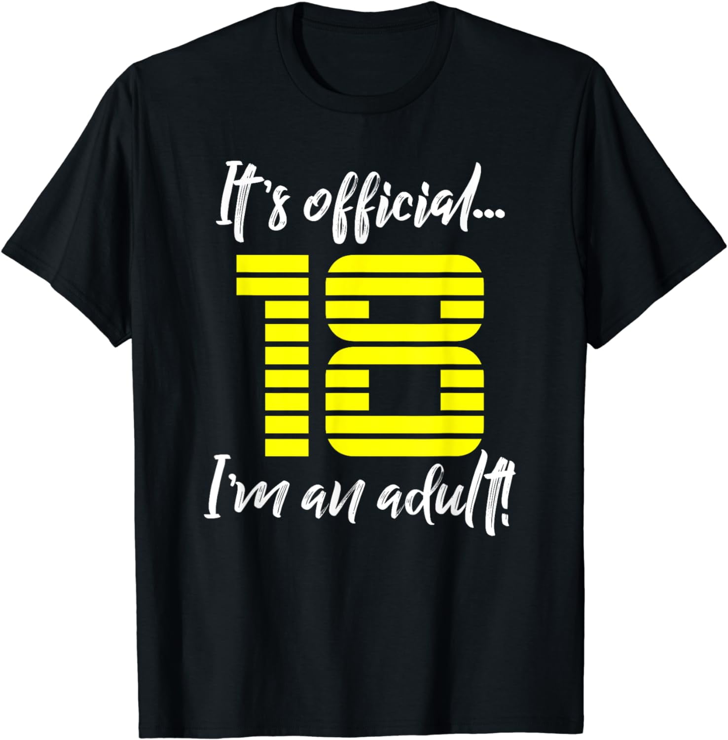 Funny 18th Birthday T-Shirt Gift Idea for Men or Boys - Walmart.com
