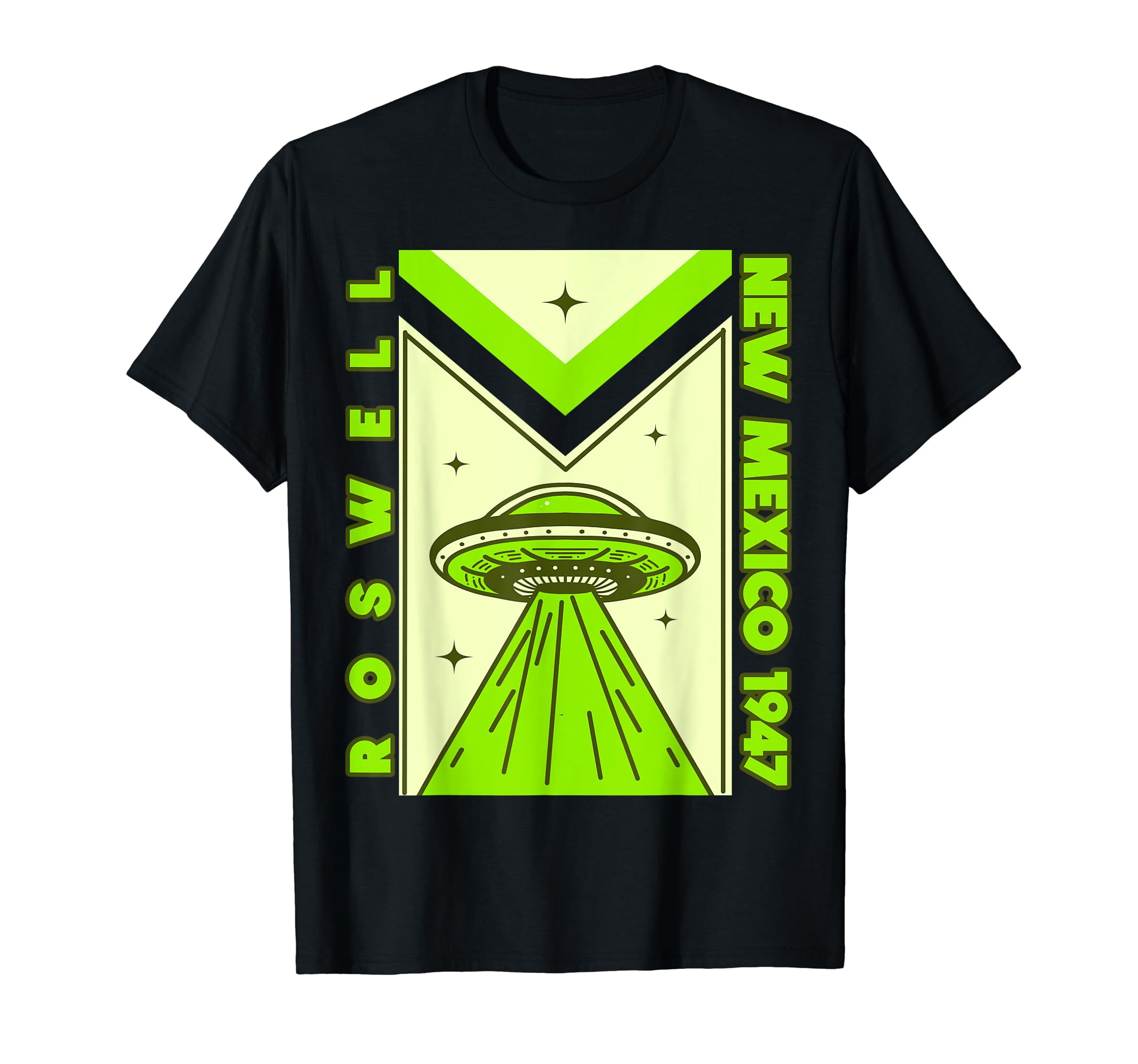 Funny 1947 Roswell new mexico Ufo Nerd Geek Graphic T-Shirt - Walmart.com