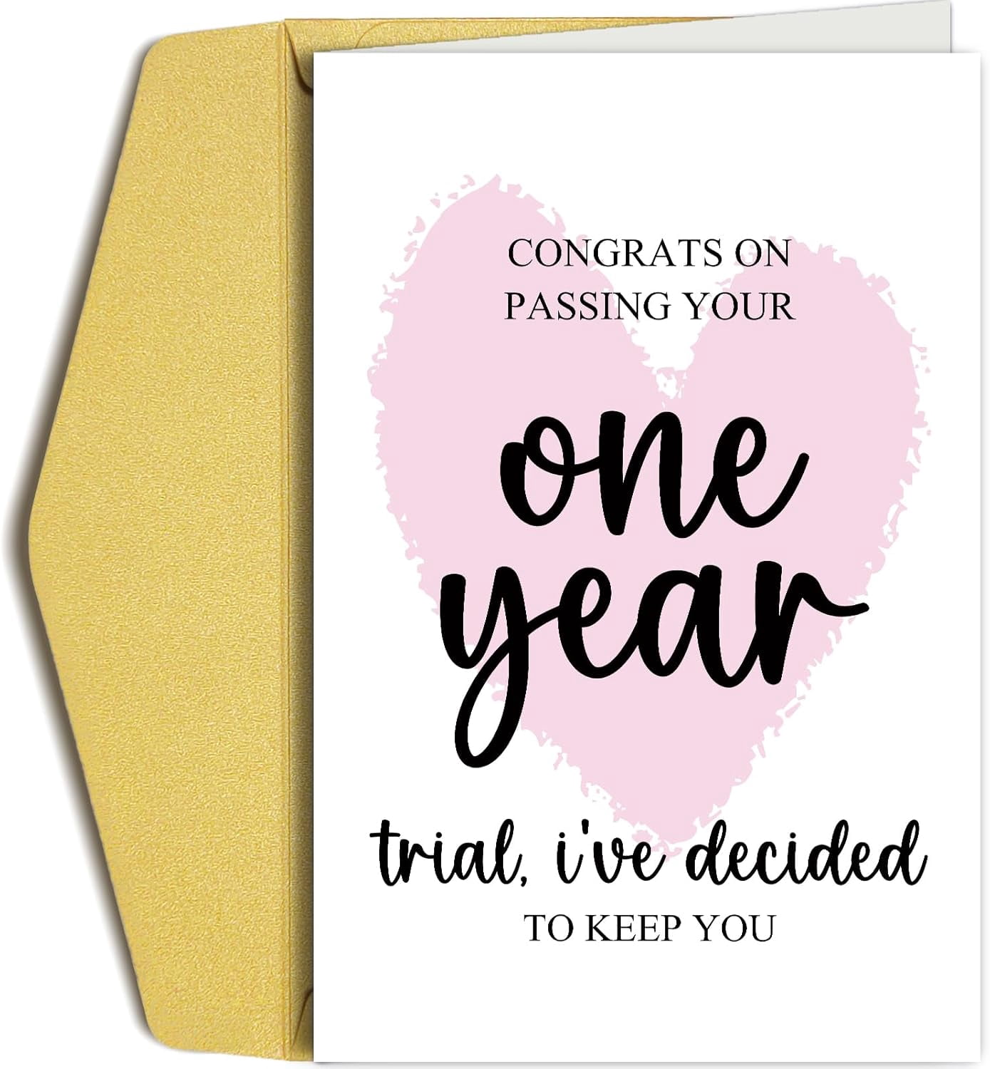 Funny 1st Anniversary Card, One Year Anniversary Card for Boyfriend ...