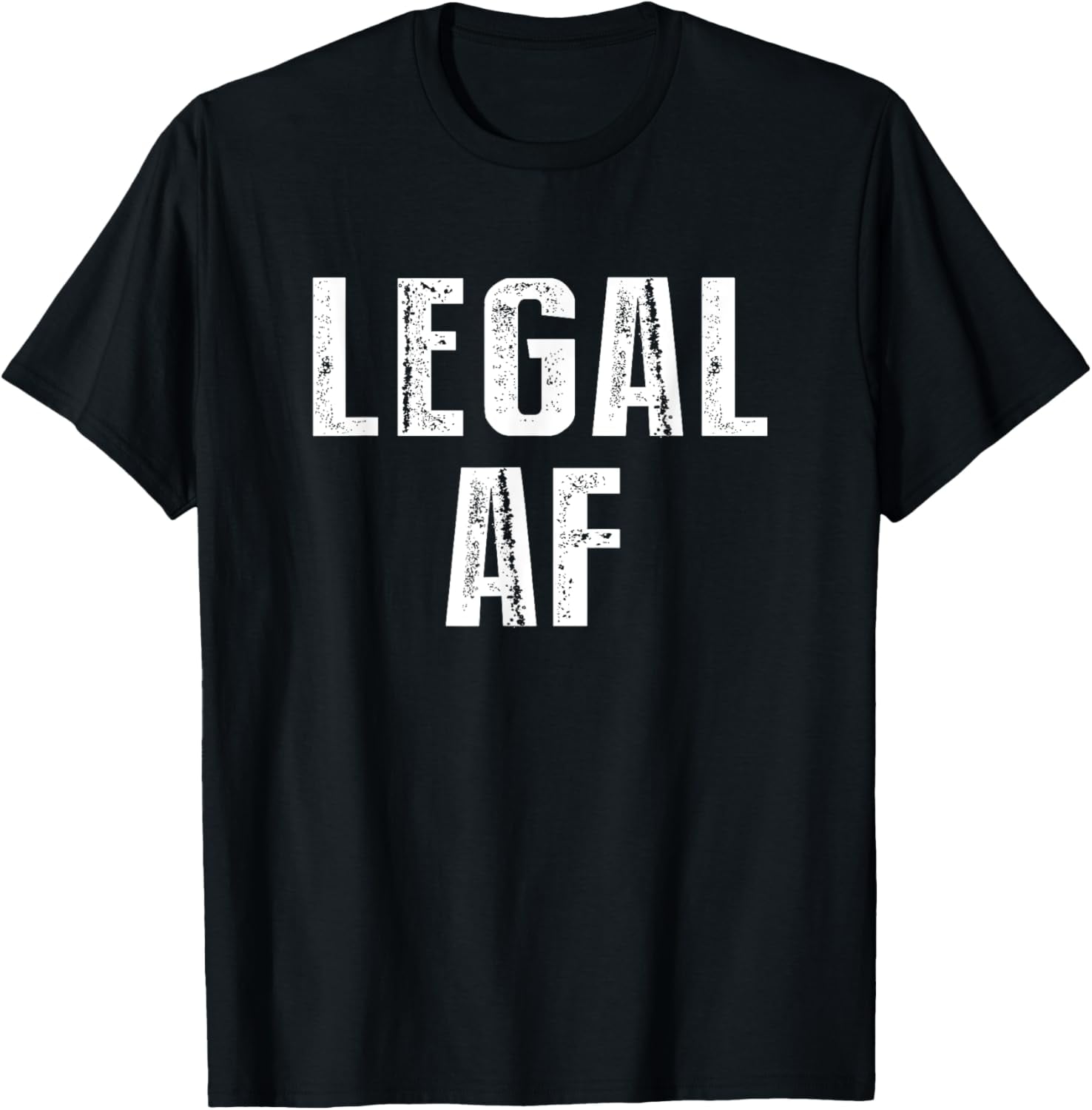 Funny 21st Birthday Gift T-Shirt Legal AF 21 Years Old Tee T-Shirt ...