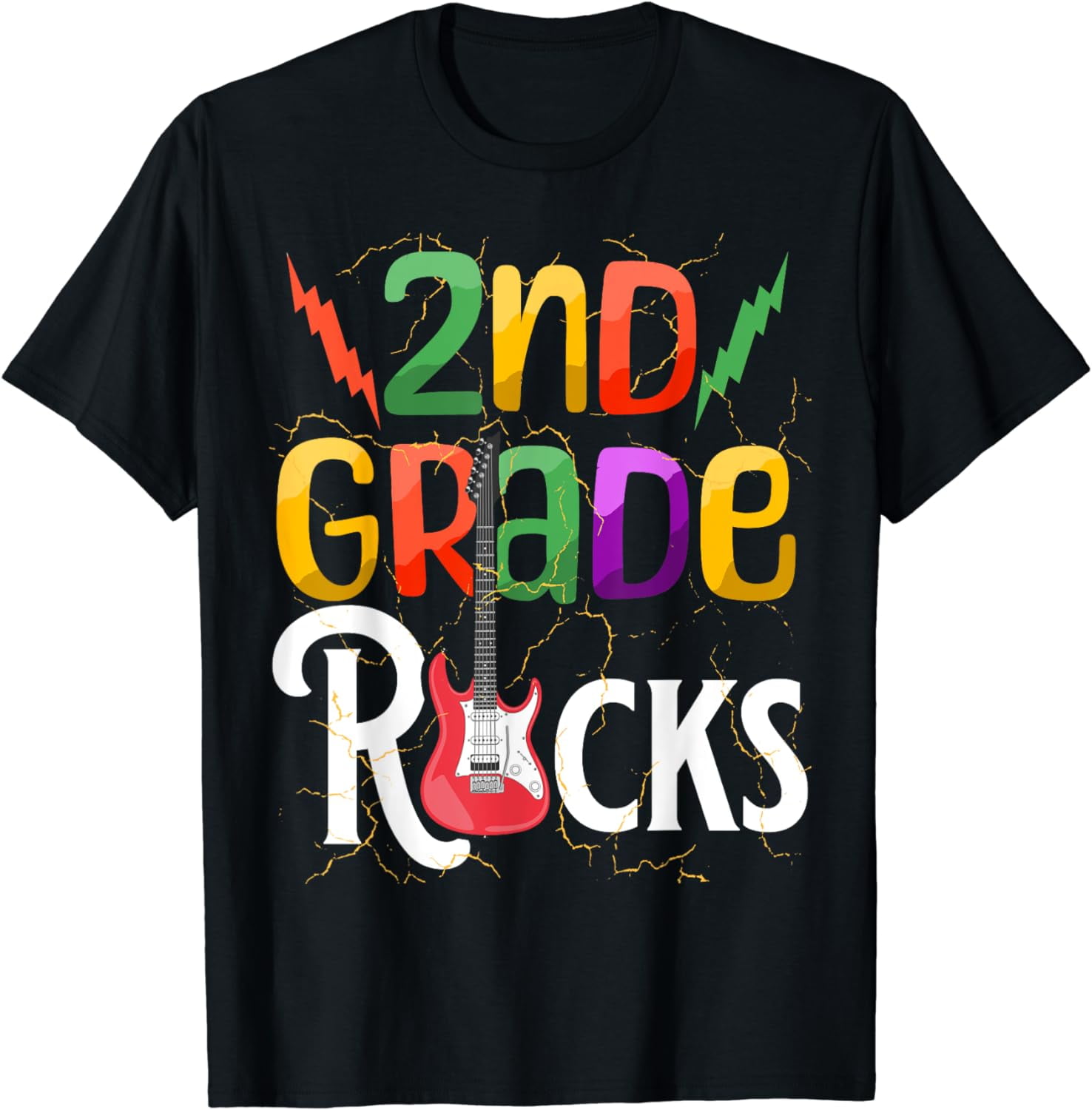 Funny 2nd Grade Rocks Back To School Students,Teachers T-Shirt ...