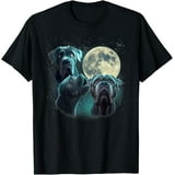 Funny 3 Dog Moon Blue Cane Corso, Natural Ears, Weird Meme T-Shirt ...