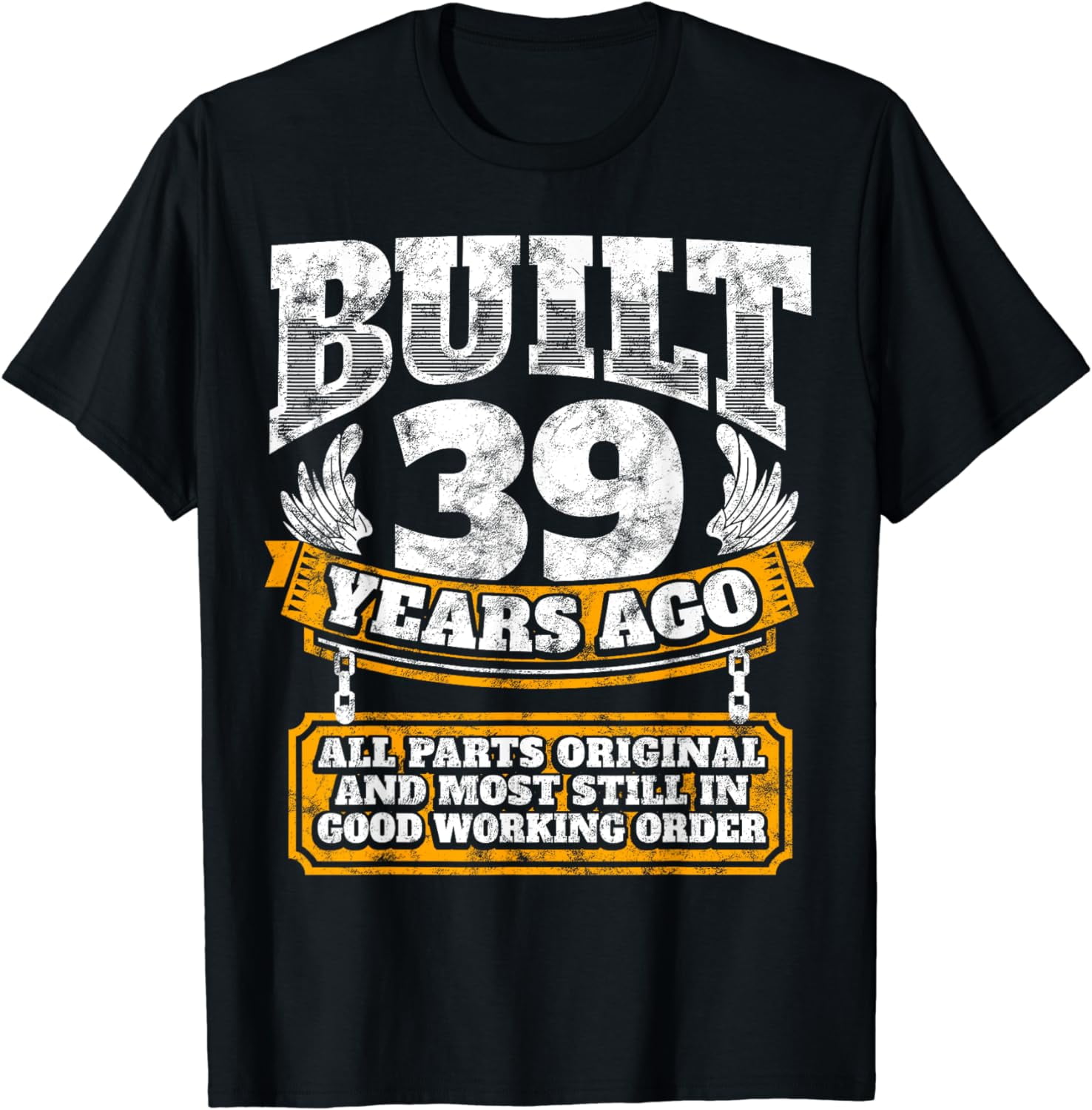 Funny 39th Birthday Shirt B-Day Gift Saying Age 39 Year Joke - Walmart.com