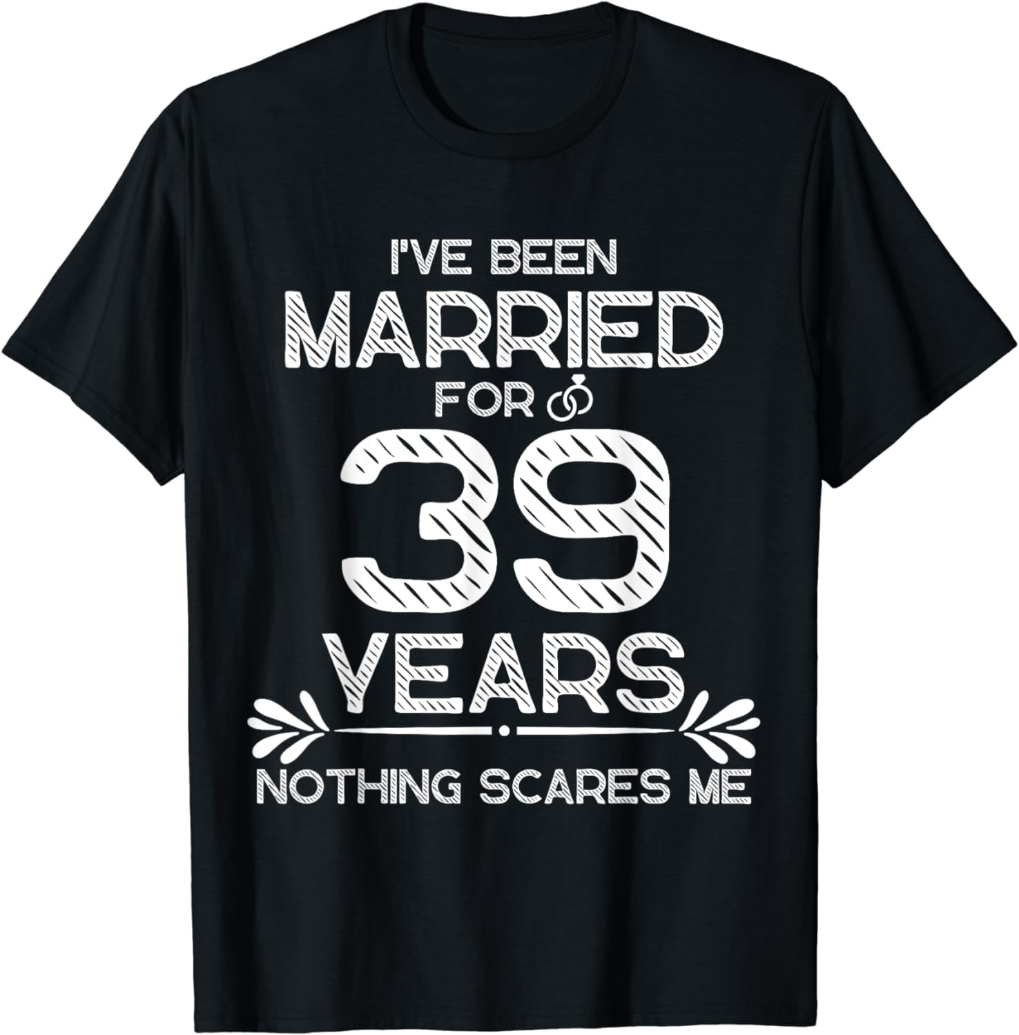 Funny 39th Wedding Anniversary Cool Couples Married 39 Years T-Shirt ...