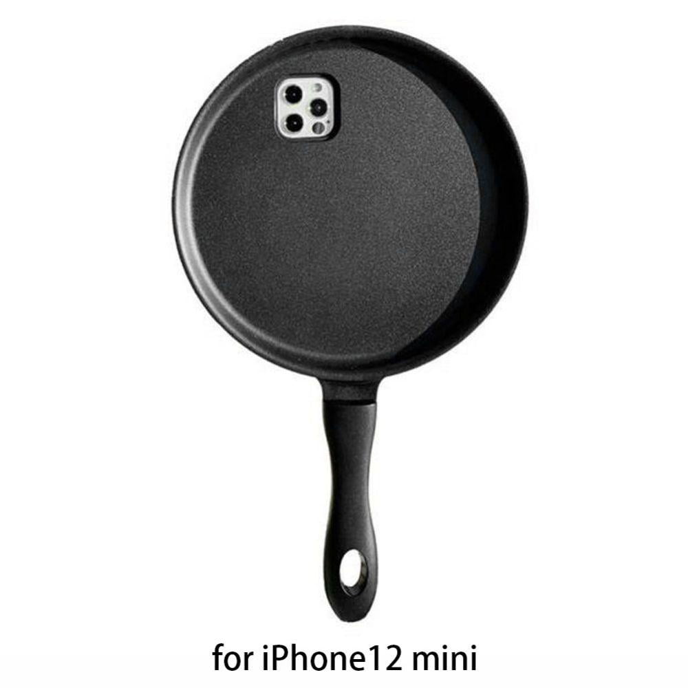 Funny 3D Frying Pan Case For 12 Pro Max 12 Mini 12 Pro Pot Back Phone ...