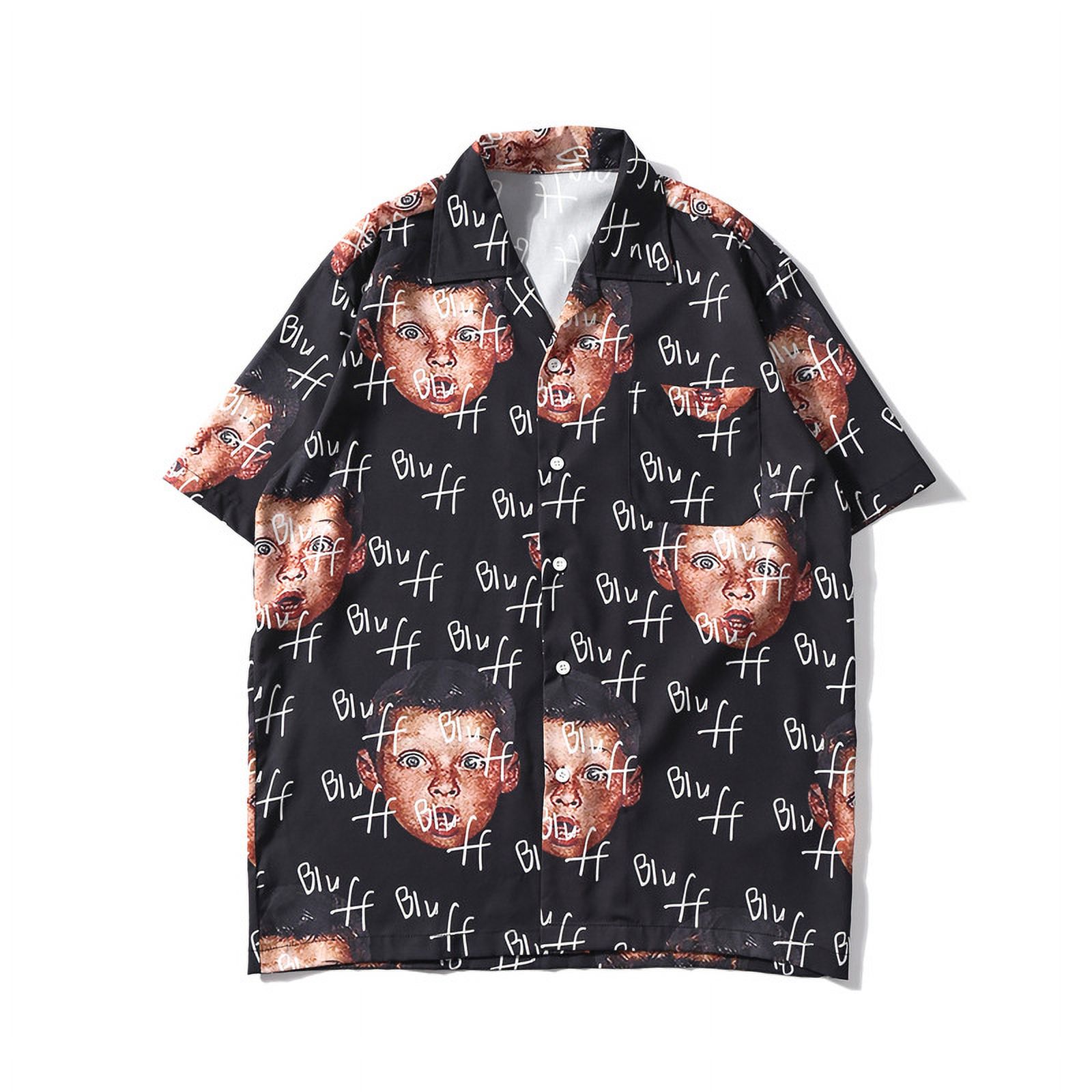 Funny 3D Printed Pattern Shirts For Men Casual Fashion Camisas Para ...