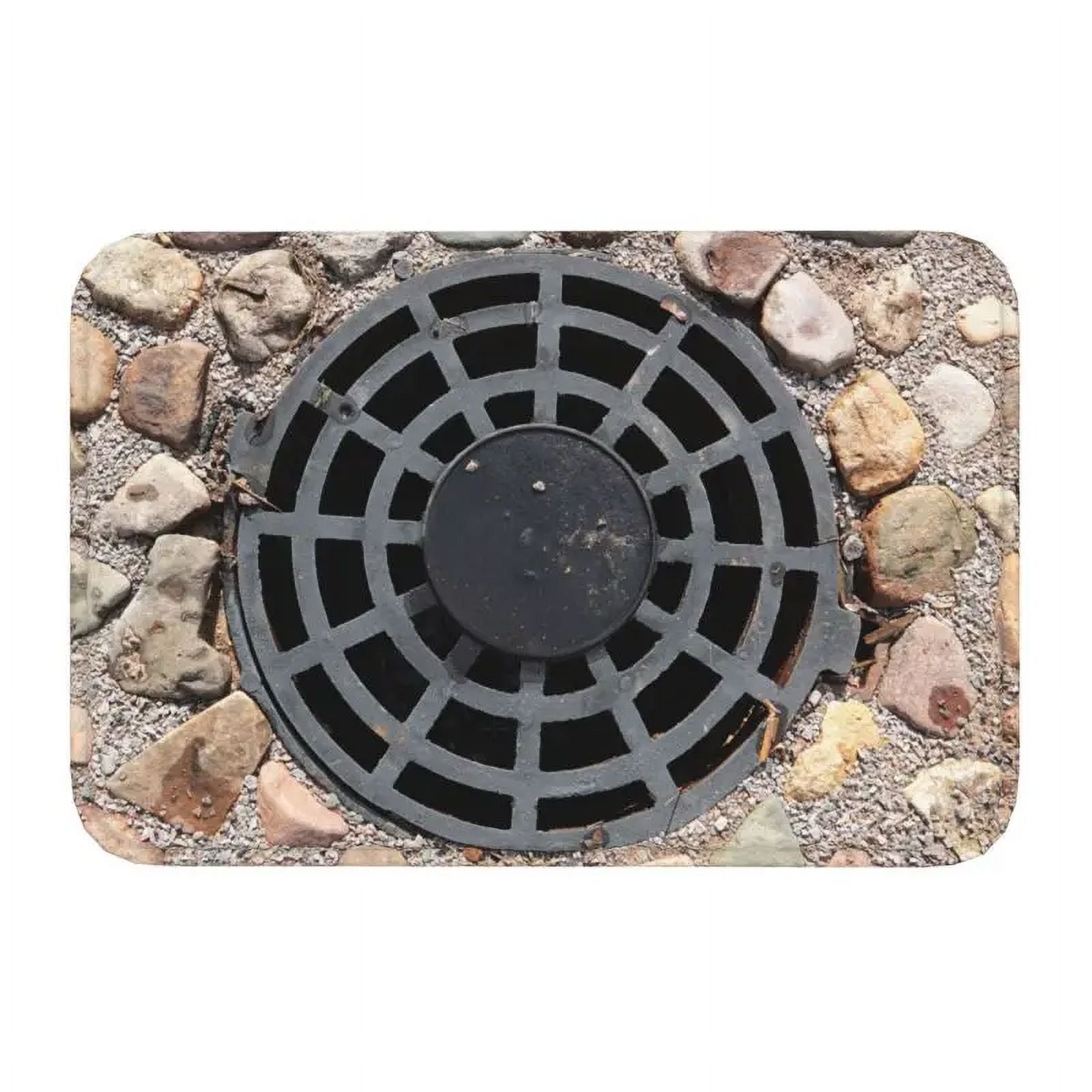 Funny 3D Traps Door Floor Kitchen Bathroom Mat Anti-Slip Indoor Manhole ...