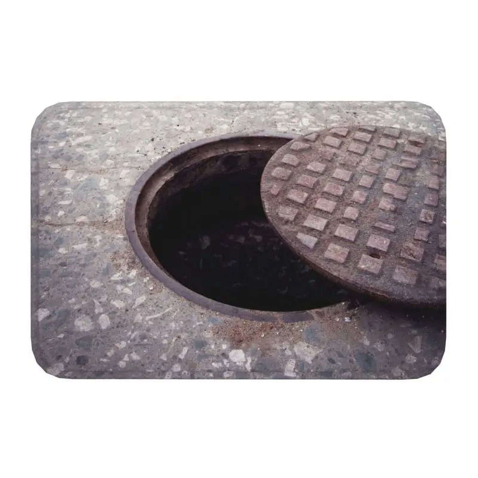 Funny 3D Traps Mat Front Door Rug Anti-Slip Indoor Outdoor Manhole ...