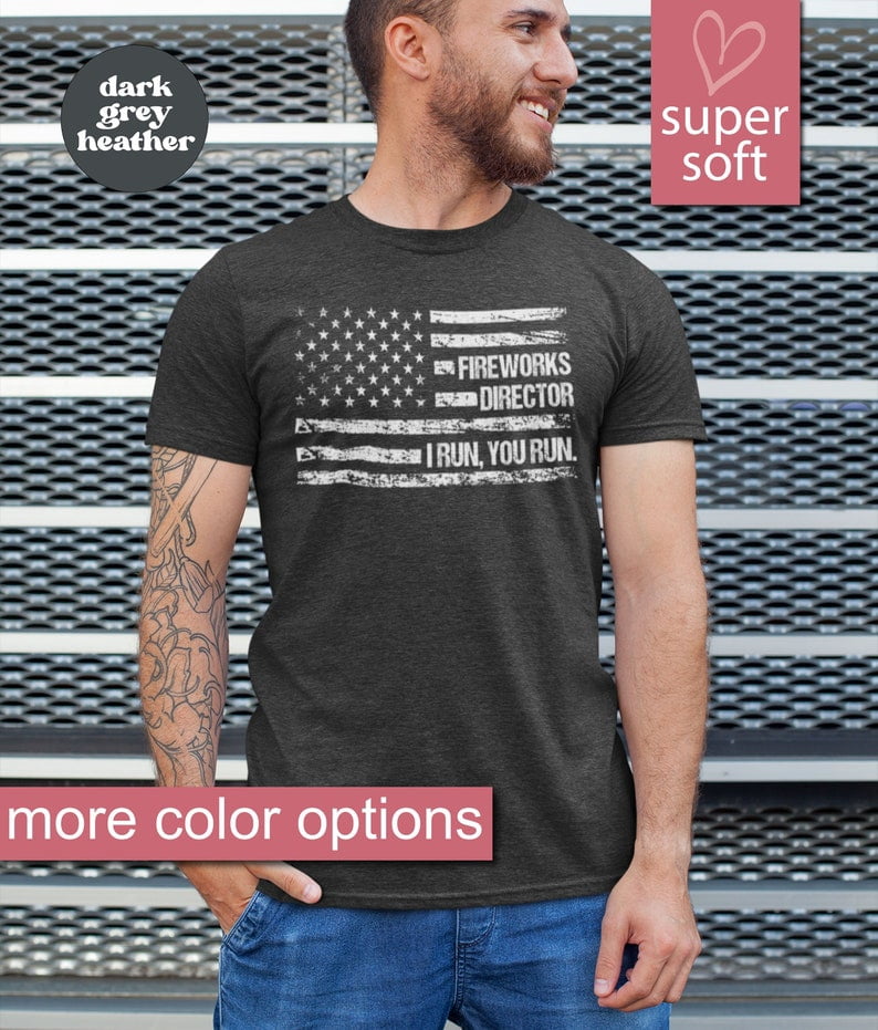Funny 4th Of July Dad Tee – Fireworks Director Independence Shirt ...