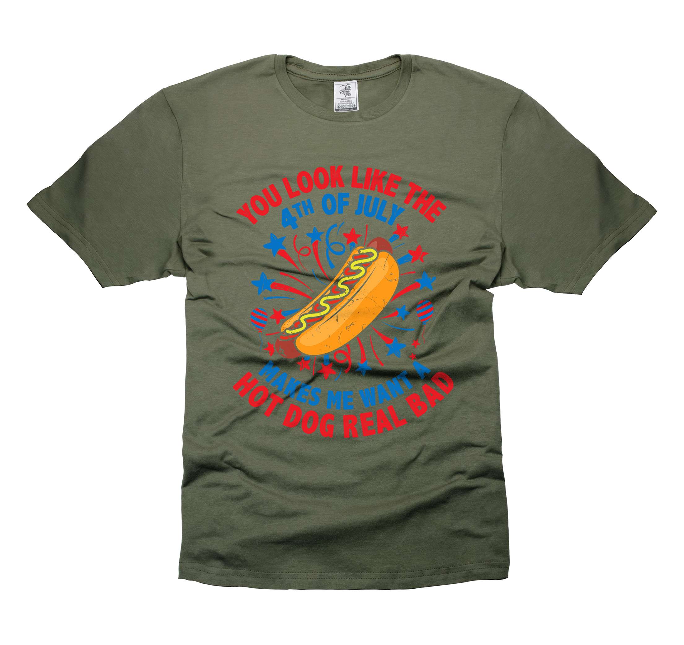 Funny 4th Of July Shirt Hot Dog Wiener Shirts Fourth Of July Joke Shirt ...