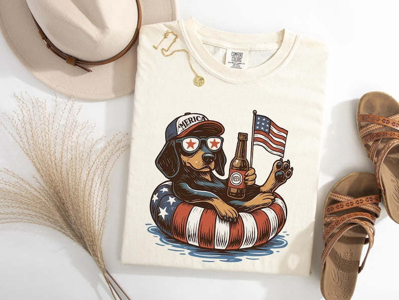 Funny 4th Of July Shirt Dachshund 4th Of July Shirt 4th Of July Dog