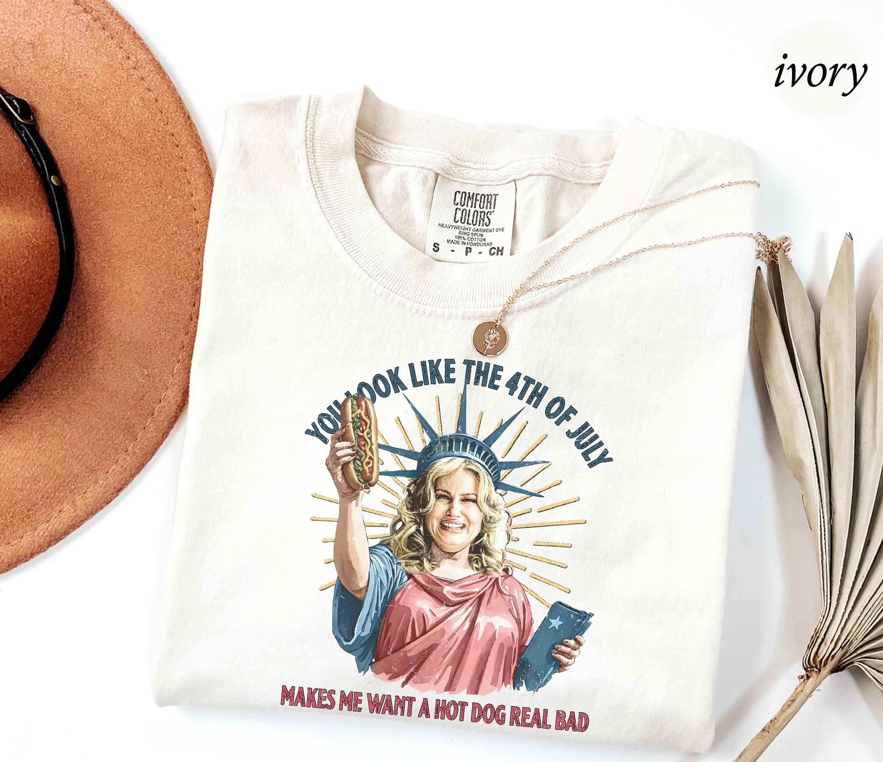 Funny 4th of July Shirt: You Look Like the 4th Meme Tee - Walmart.com