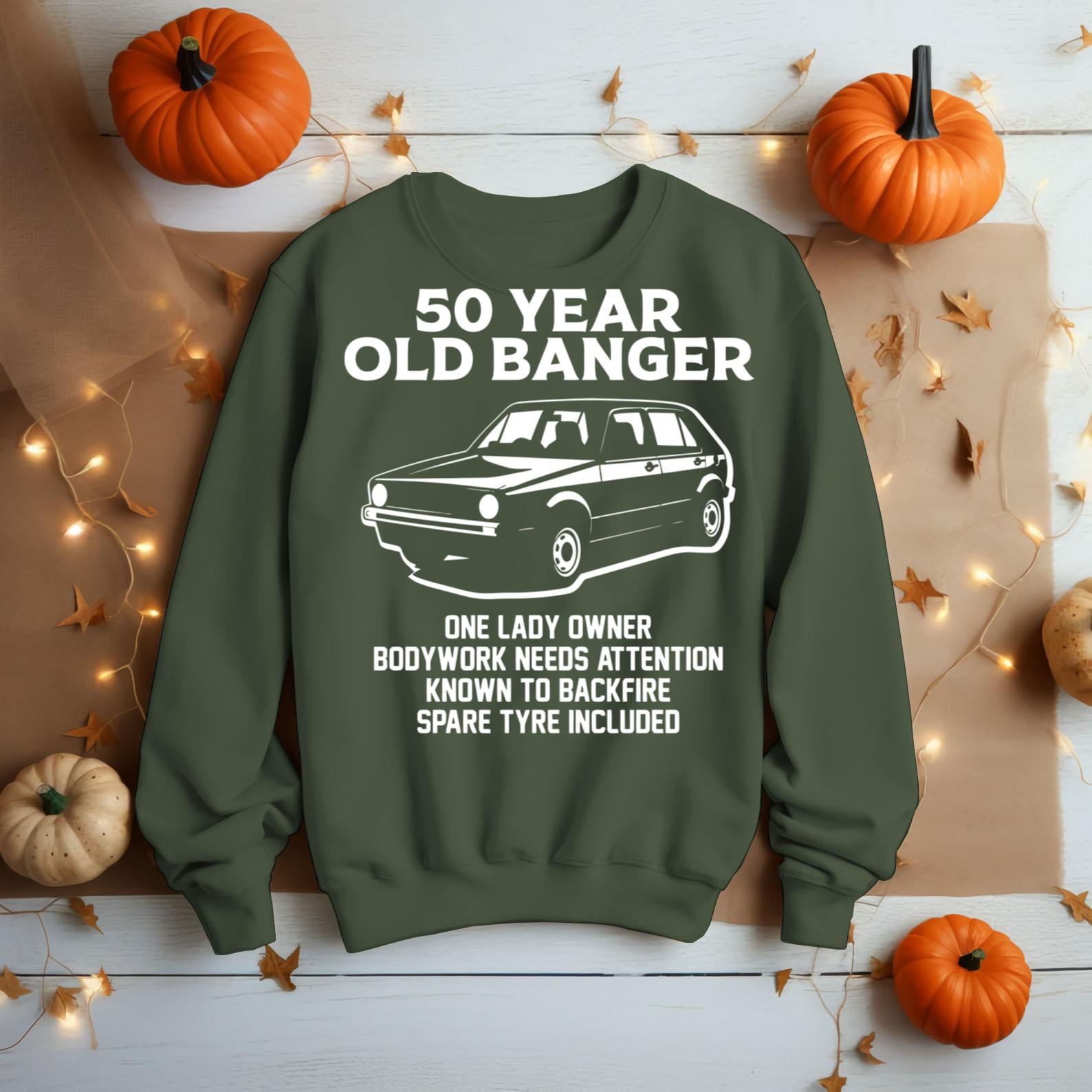 Funny 50 Year Old Banger Shirt, 50th Birthday Husband Christmas Gift ...