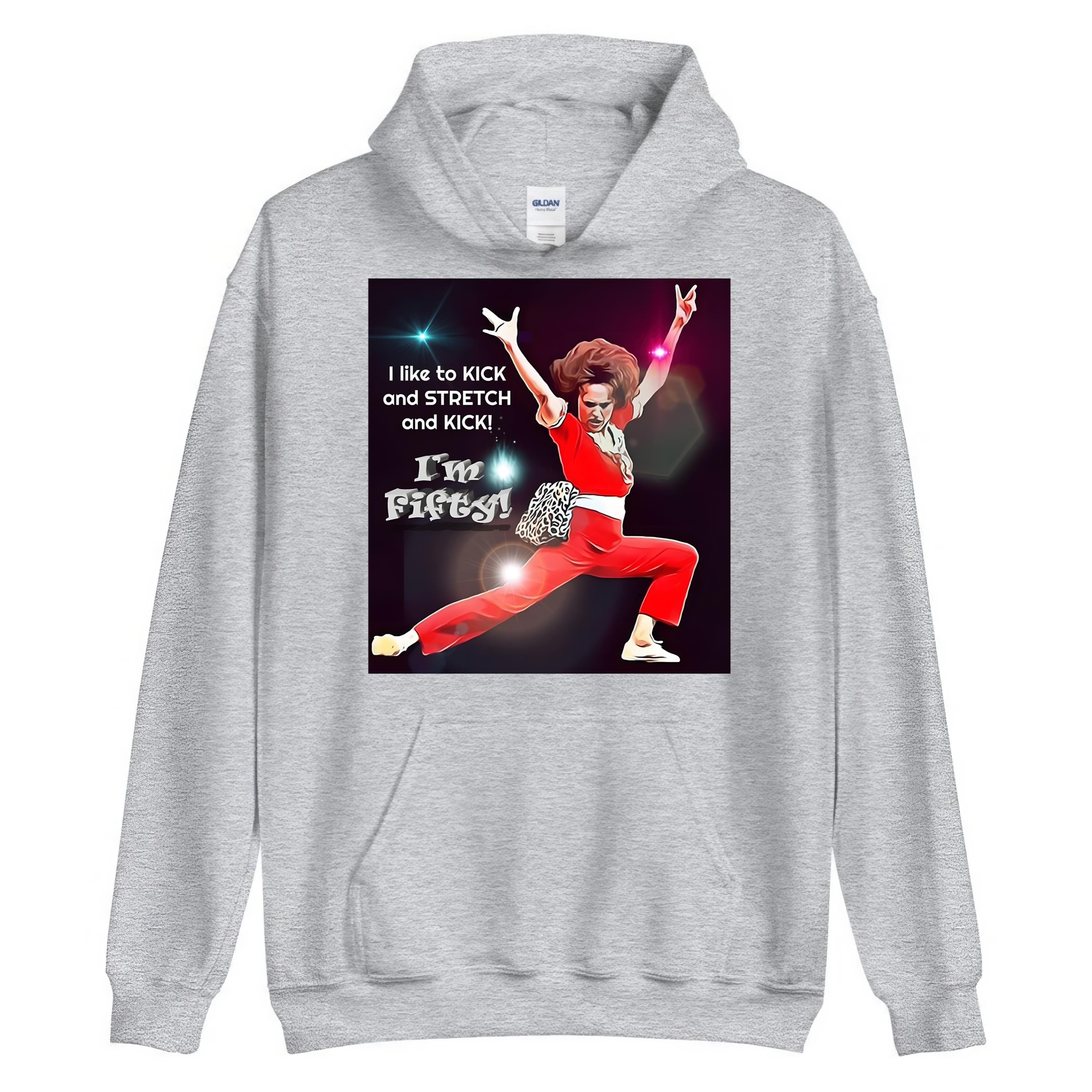 Funny 50th Birthday Shirt – Kick and Stretch Comedy Inspiration ...